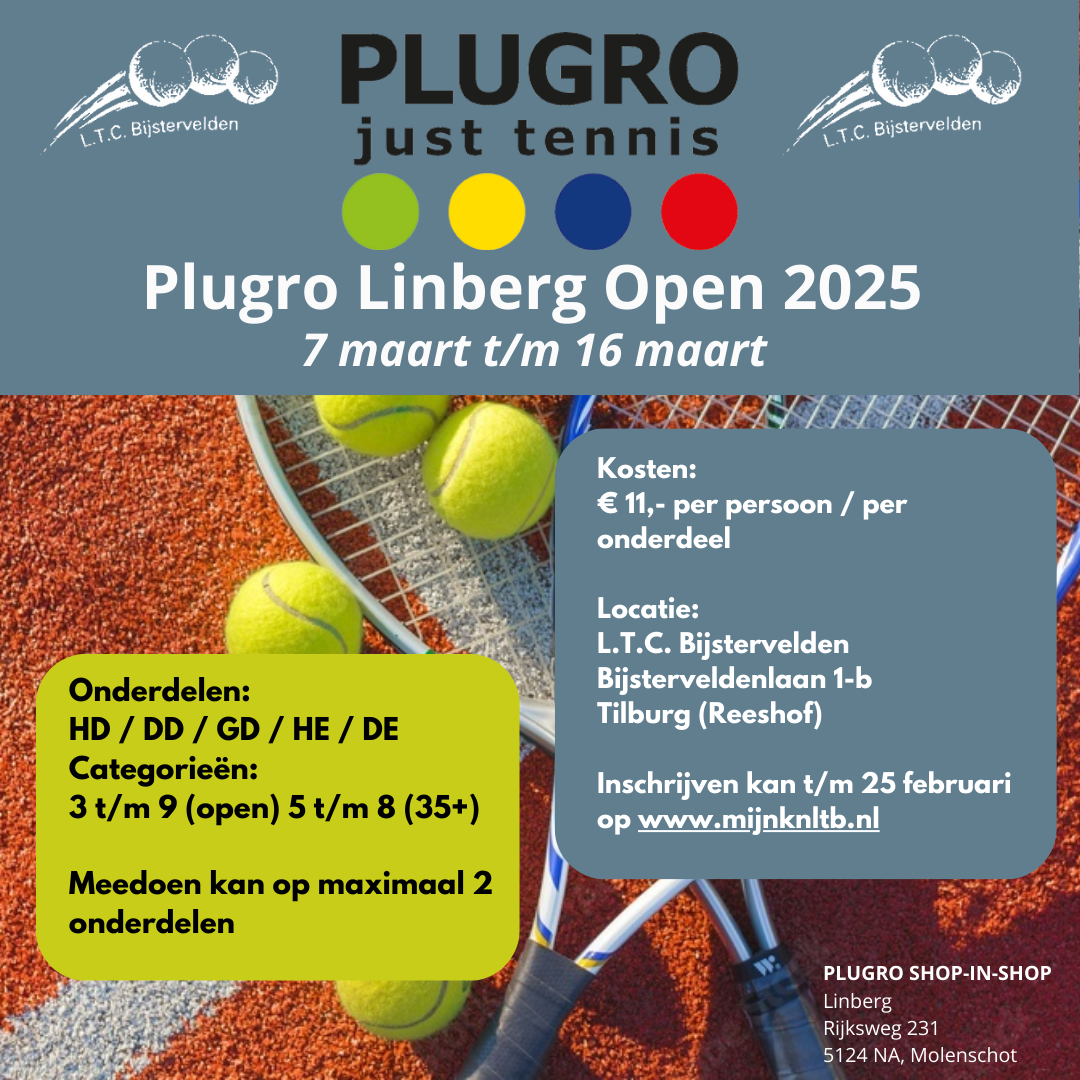 L.T.C. Bijstervelden - Plugro Linberg Open 2025
